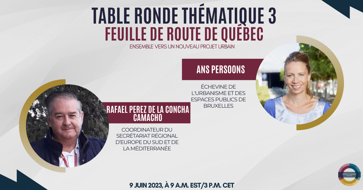 Table ronde thématique 3 de la Feuille de route - Organisation des ...