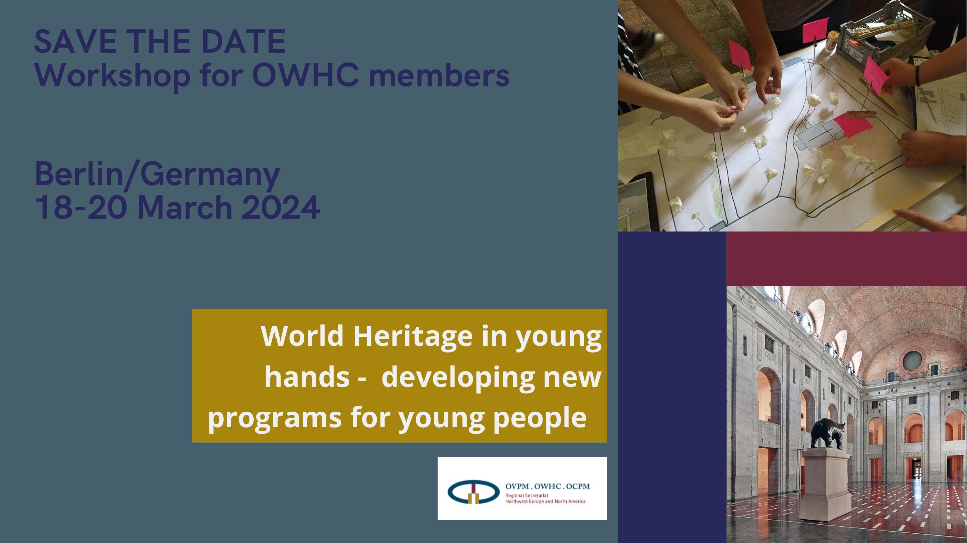 Workshop in Berlin: "WH in Young Hands - developing attractive programs ...