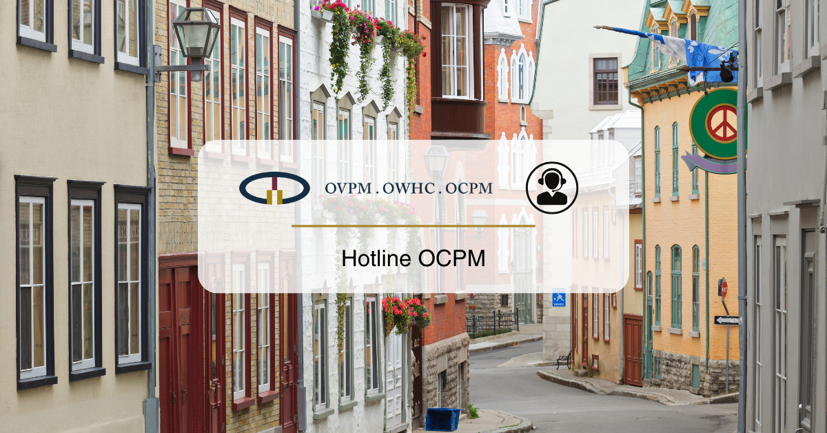 La Ciudad de Quebec (Canadá) recurre a su experiencia a través de la Hotline OCPM ...