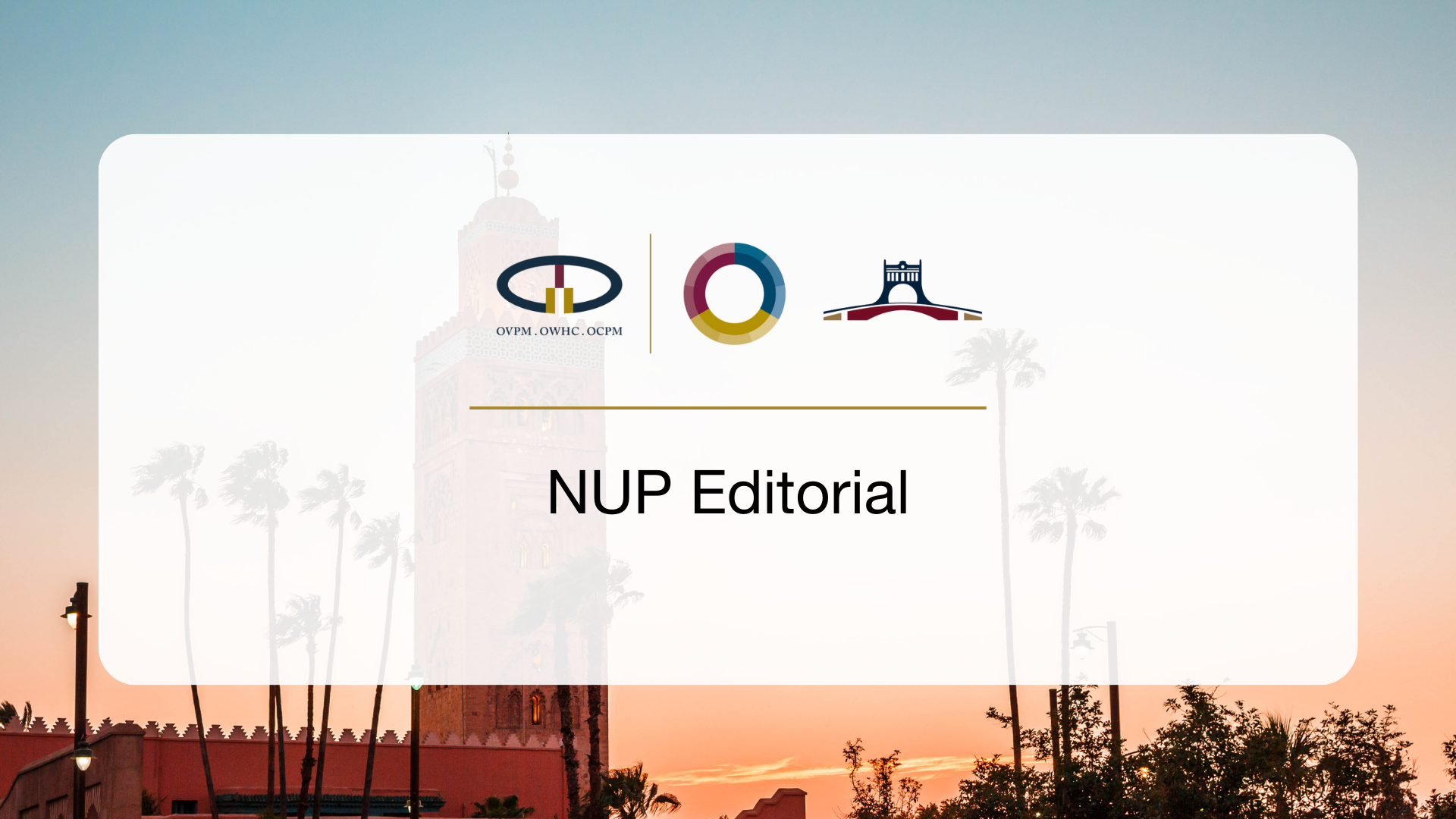 NUP Editorial 2 - Organization of World Heritage Cities